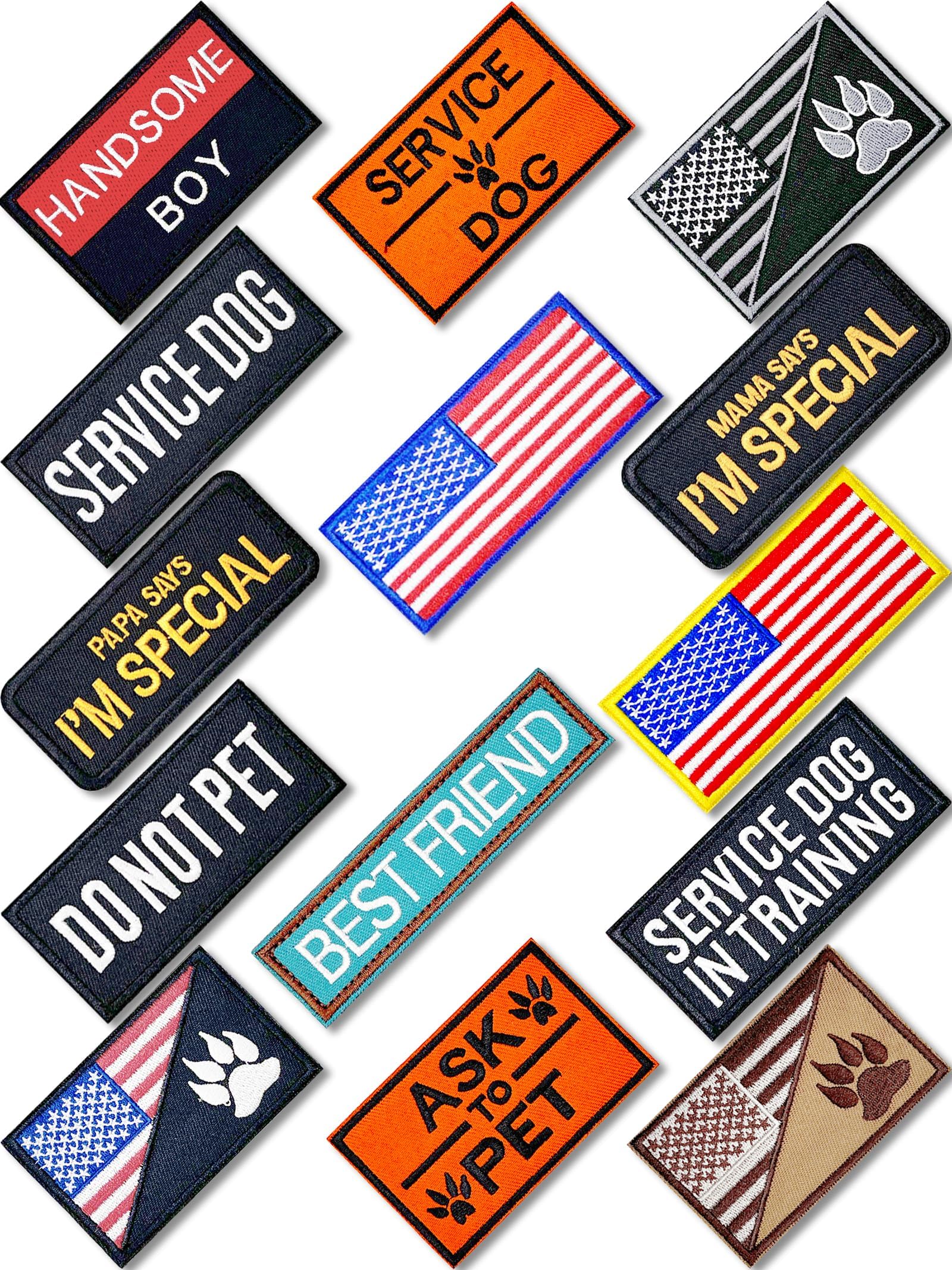 Amazon.com: Antrix 2 Packs Bodyguard Tactical Funny Patch Hook and Loop ...