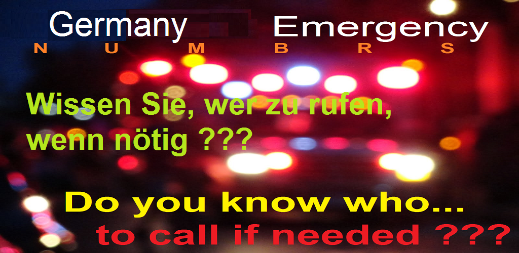 Germany Emergency Numbers:Amazon.com:Appstore for Android