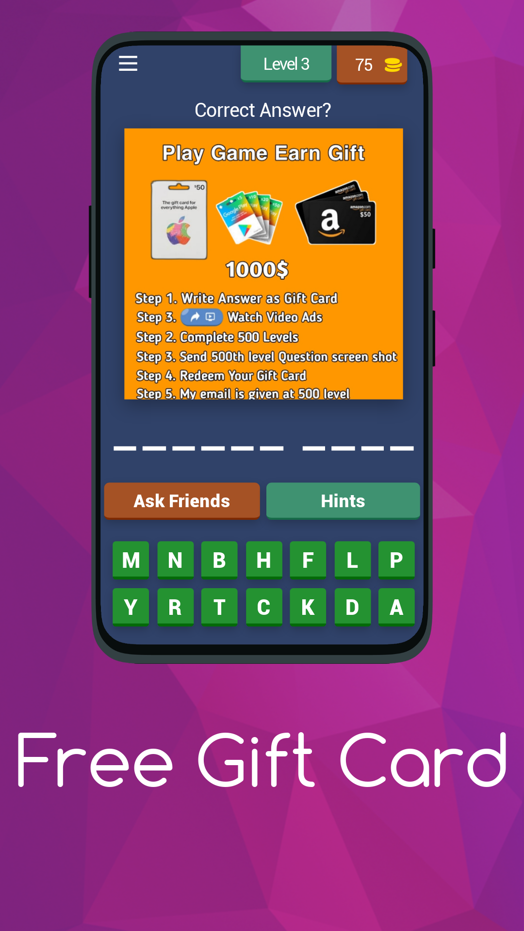 Free Gift Card - App on Amazon Appstore