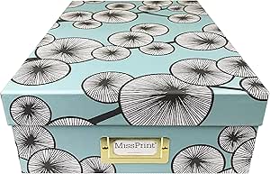 Blueprint Collections MissPrint A4 Storage box | Decorative Storage Box ...