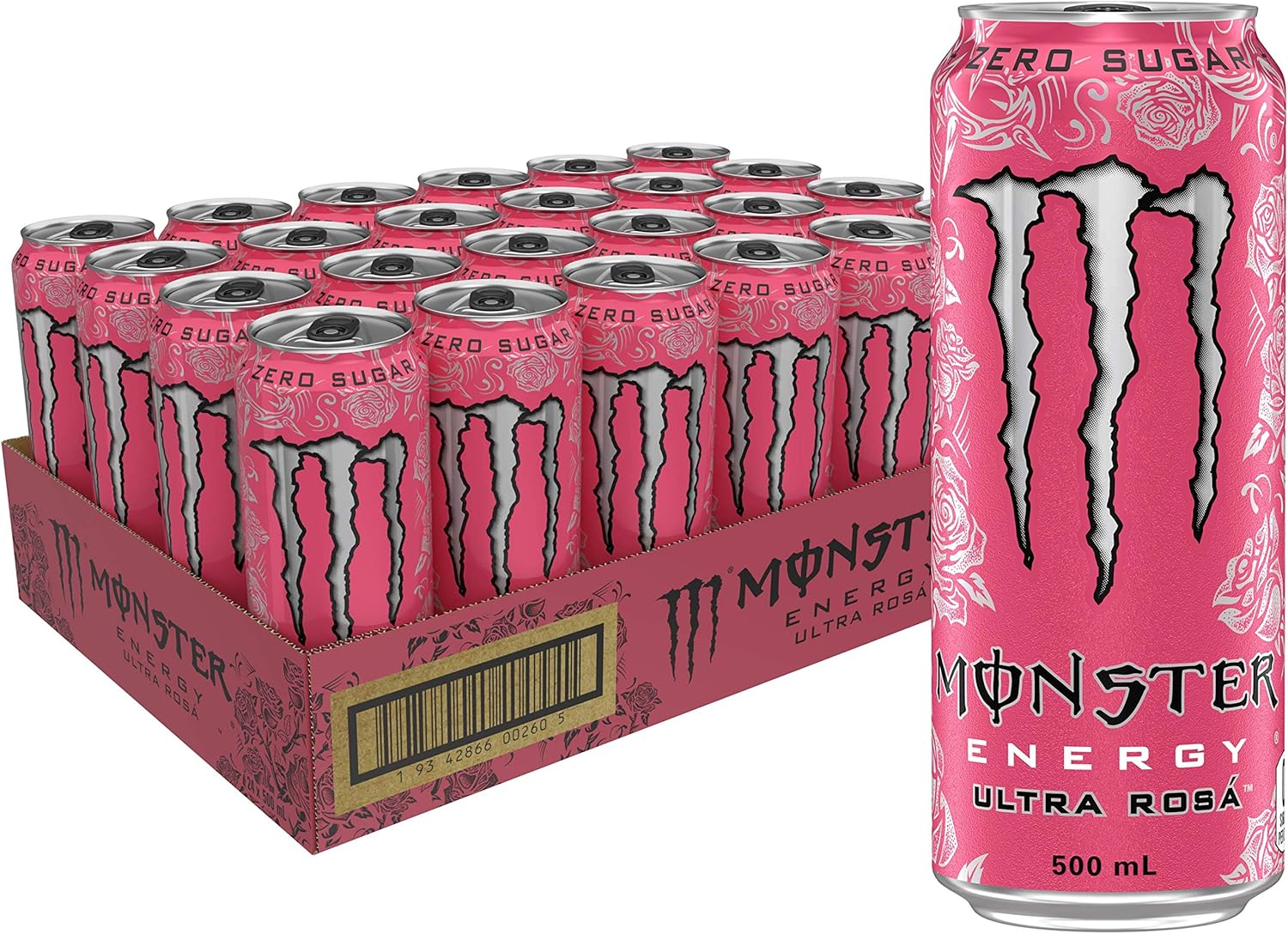Monster Energy Ultra Rosa 24 x 500mL : Amazon.com.au: Pantry Food & Drinks