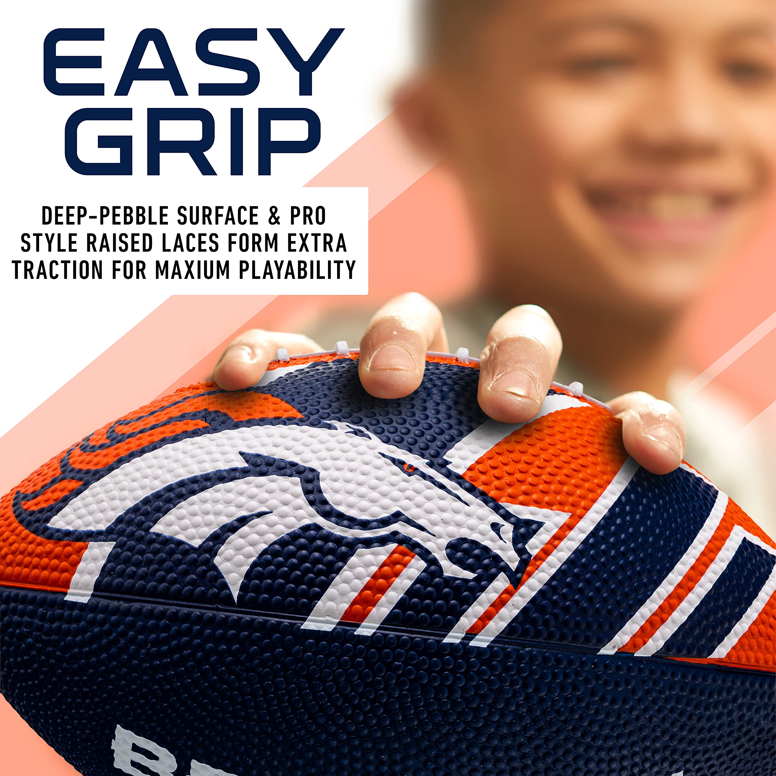 Snapklik.com : Franklin Sports NFL Denver Broncos Football