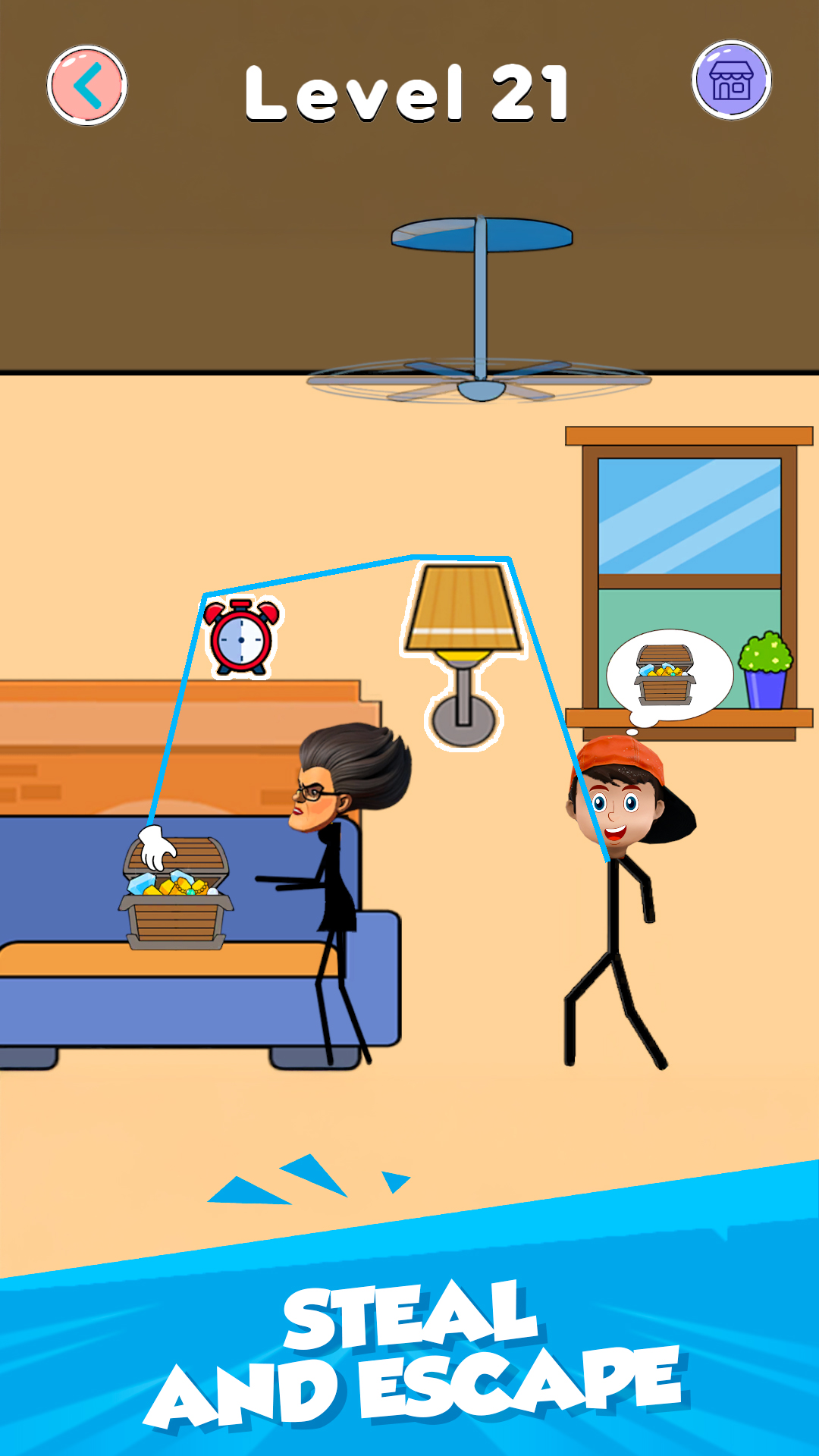 Thief Puzzle Brain Game: Fun Stickman Stealing & Escape Puzzle to Pass ...