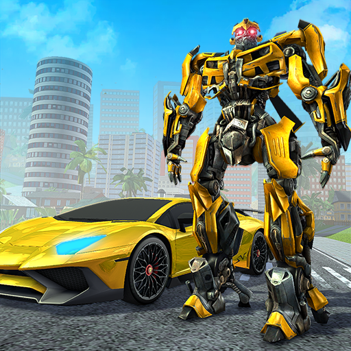 Robot Car Transformation City Battle Game: Real Robot Multiplayer War ...