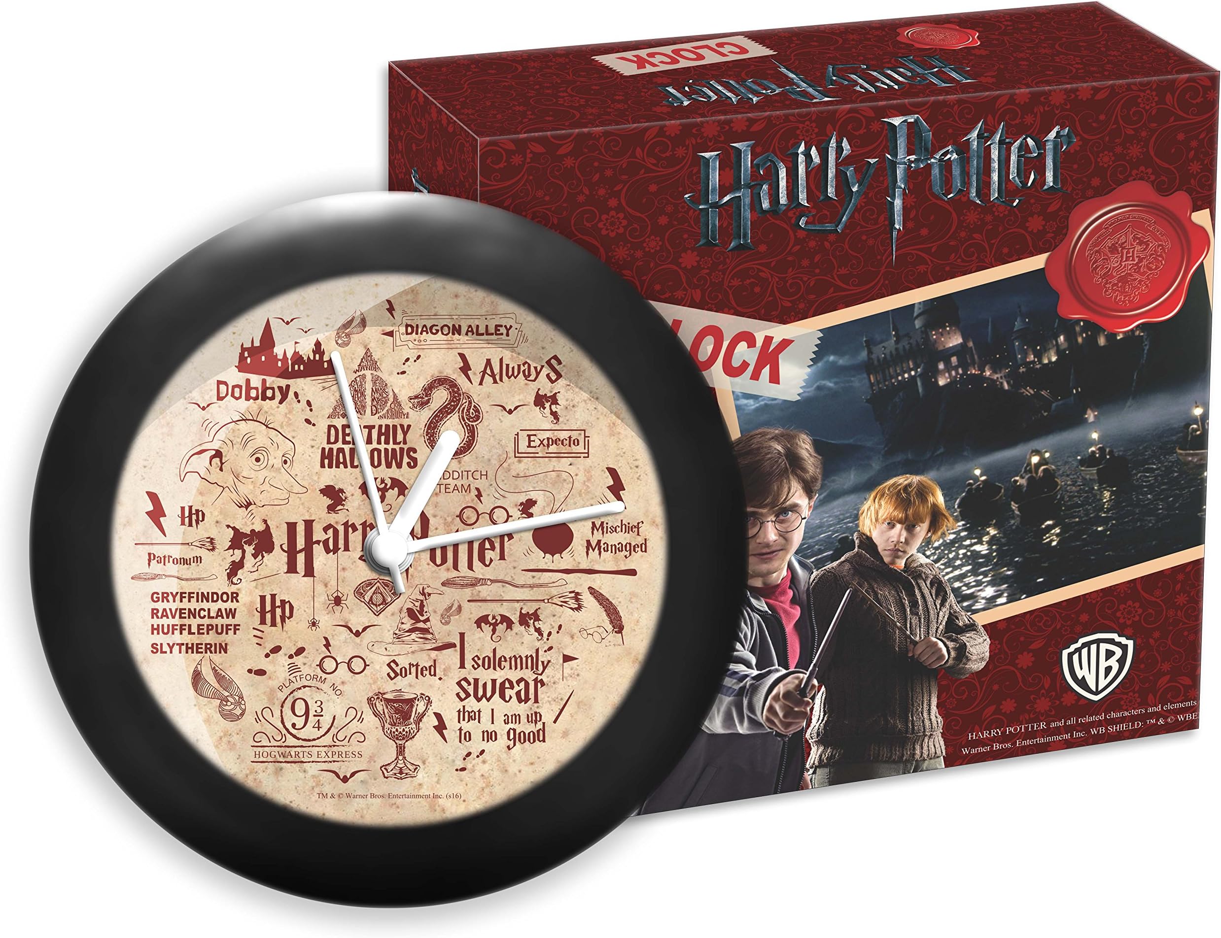 MCSID RAZZ Harry Potter Plastic Table/Desk Clock (Multicolour ...
