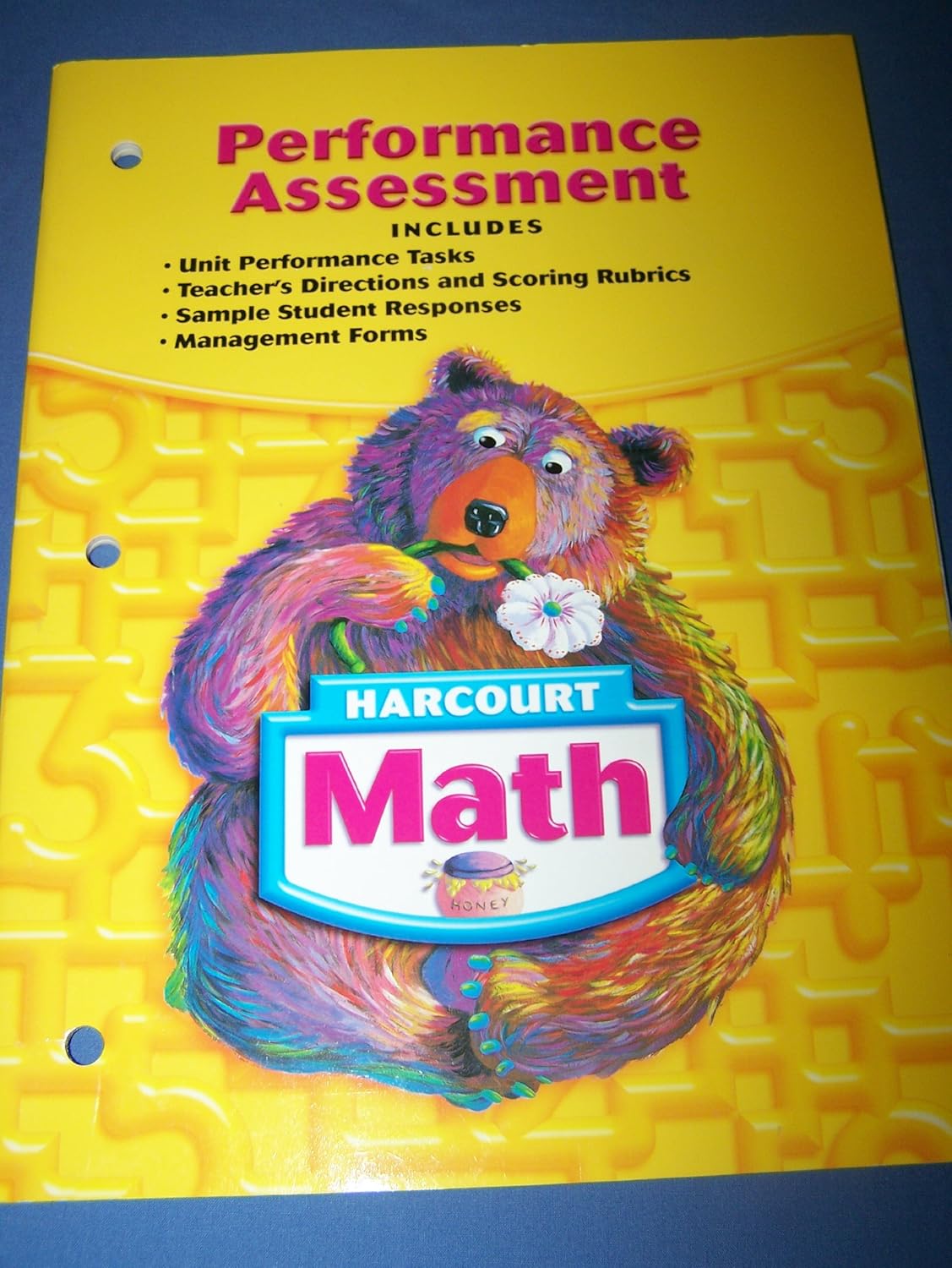 Harcourt Math, Grade 1: Performance Assessment, Teacher's Edition: Harcourt School Publishers ...