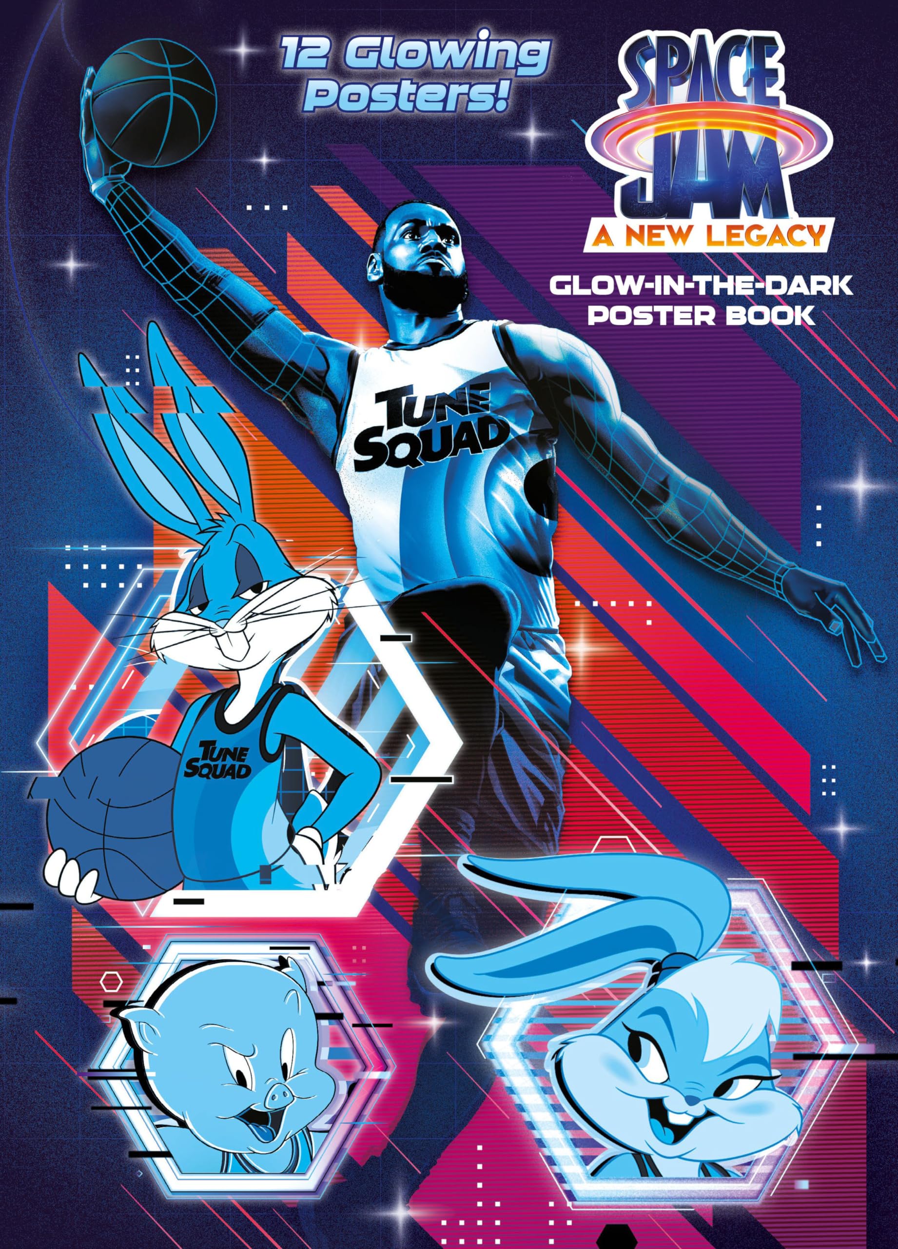 Space Jam: A New Legacy: Glow-in-the-Dark Poster Book (Space Jam: A New ...
