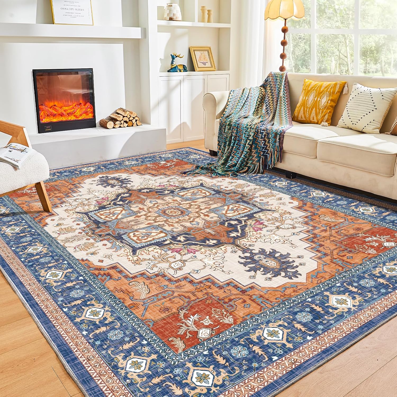 Amazon.com: OPPODREAM Area Rugs 5x7, Soft 5x7 Area Rug, Washable Rug 5 ...