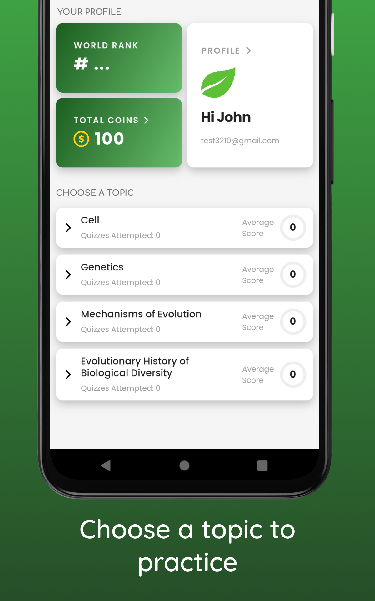 Cell Biology Quiz - App on the Amazon Appstore