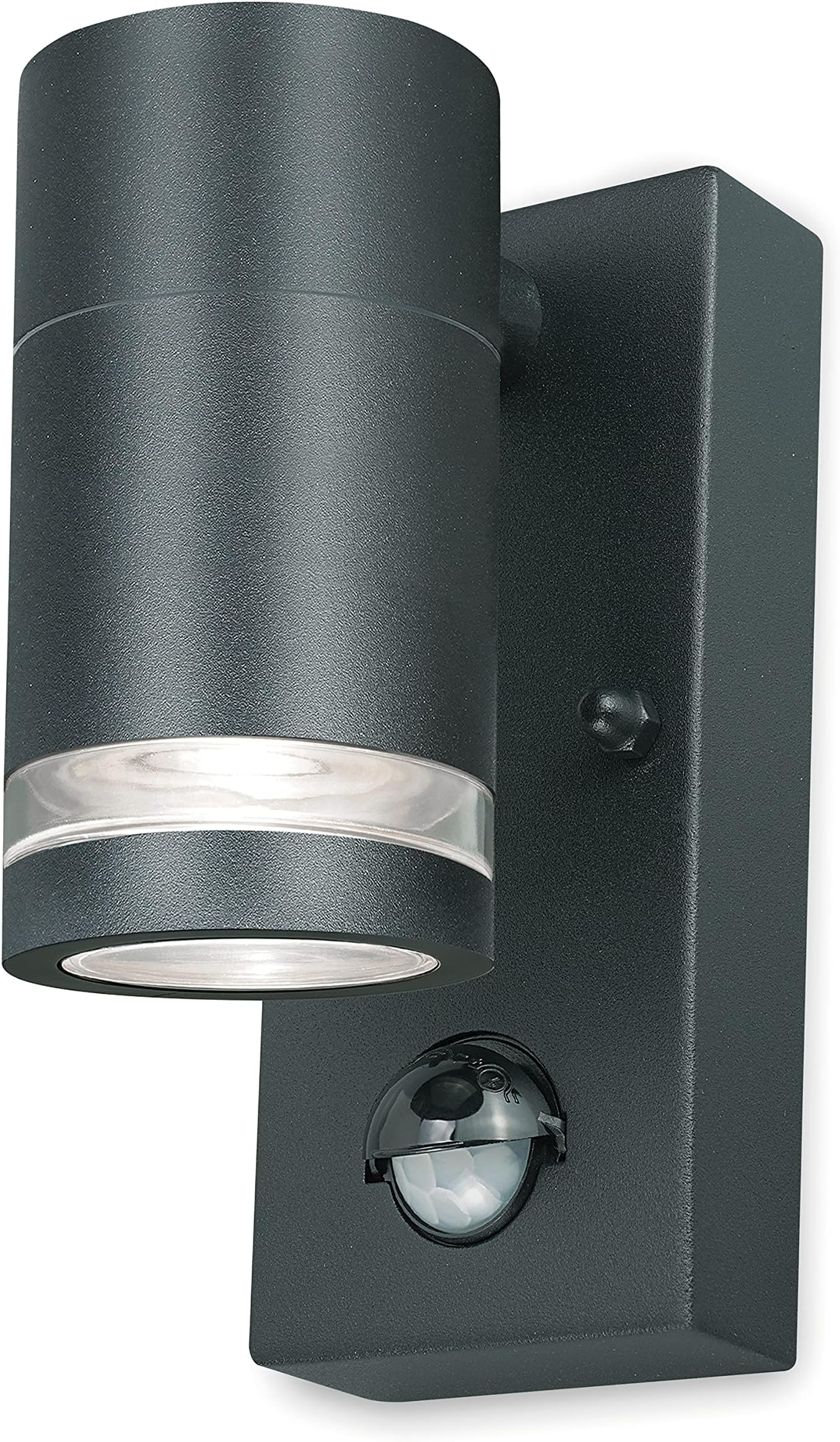 4lite Marinus Outdoor Rust Free GU10 Wall Light with PIR Sensor IP54 ...