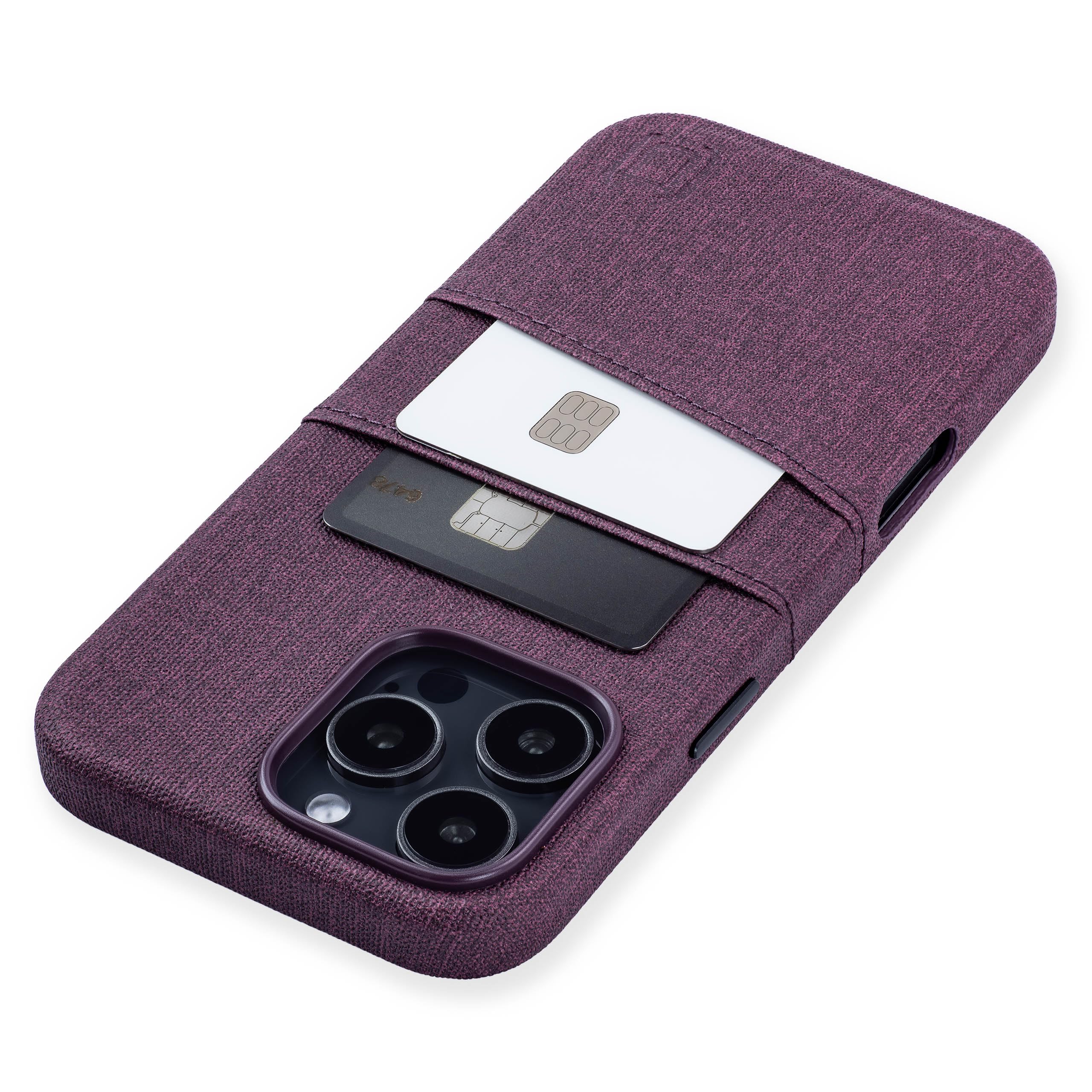 Amazon.com: Dockem Card Case for iPhone 16 Pro Max with Built-in Metal ...