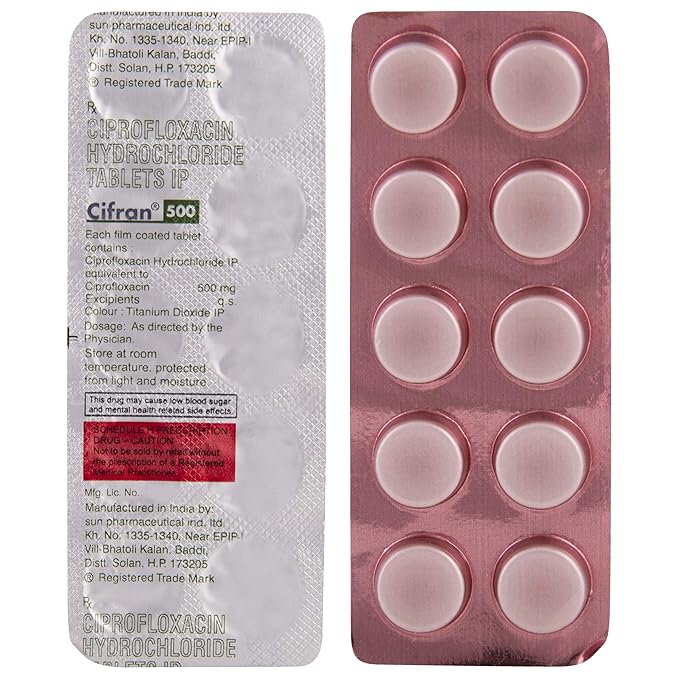 Cifran 500 - Strip of 10 Tablets : Amazon.in: Health & Personal Care