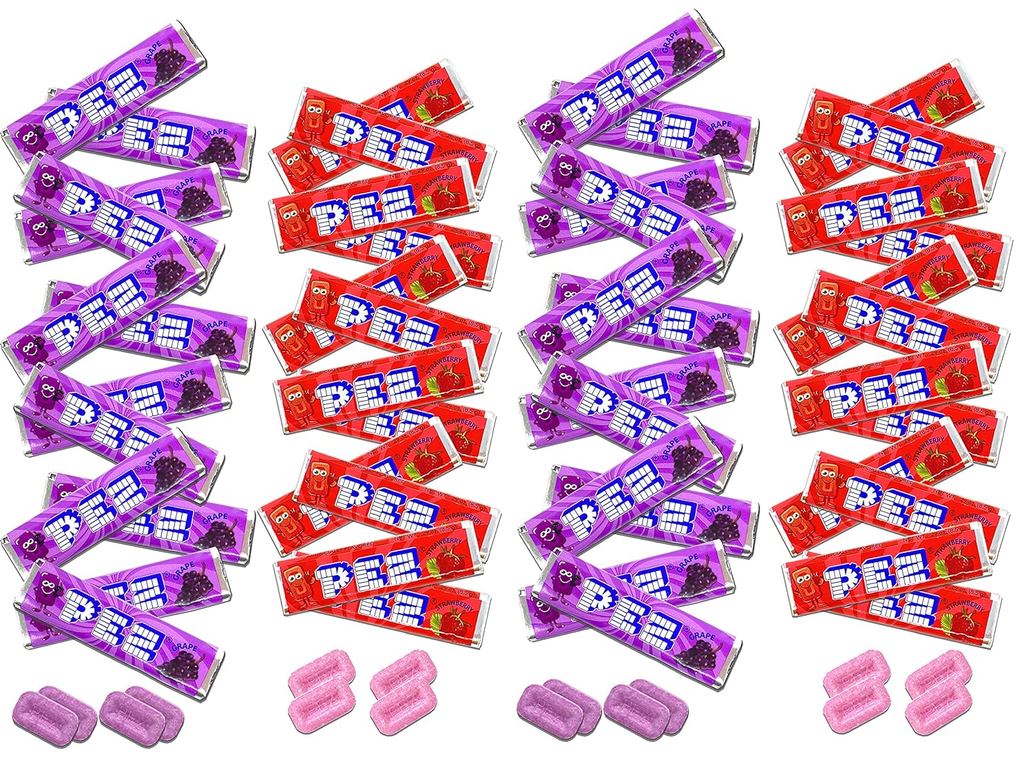 Amazon.com : Crait Pez Candy Individually Wrapped Pez Refill Strawberry ...