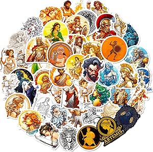 Greek Mythology Stickers for Children Cute Greek Gods Laptop Stickers ...