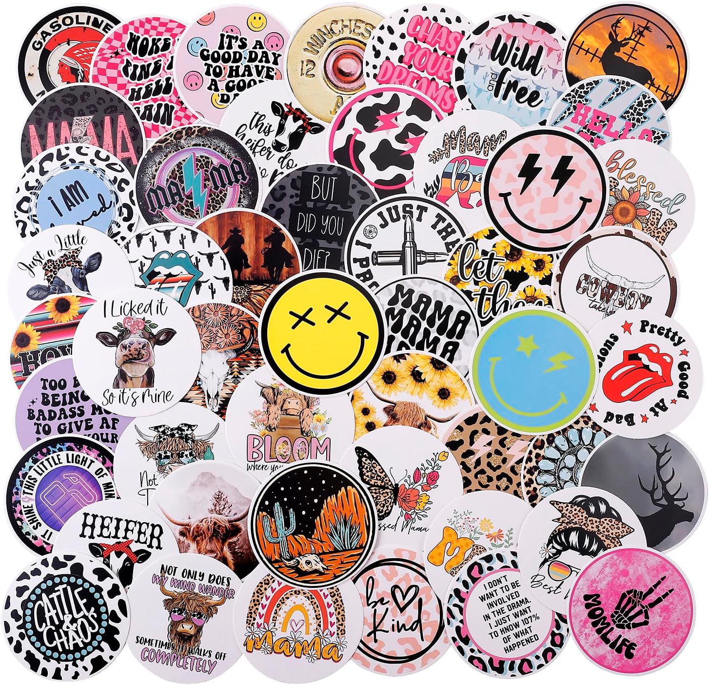 Amazon.com : MUBYOK 2.5inch Pack of 100 Freshie Cardstock Cutouts Round ...