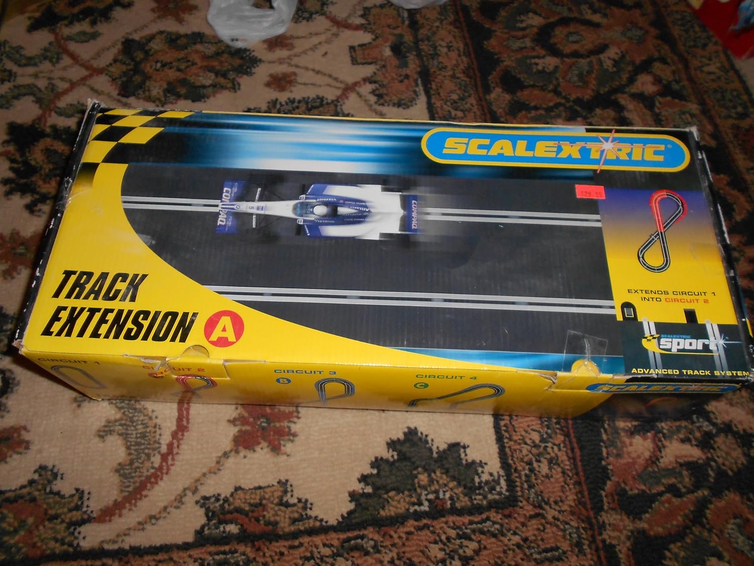 Scalextric HO Scale Track Extension - Pack A : Amazon.co.uk: Toys & Games