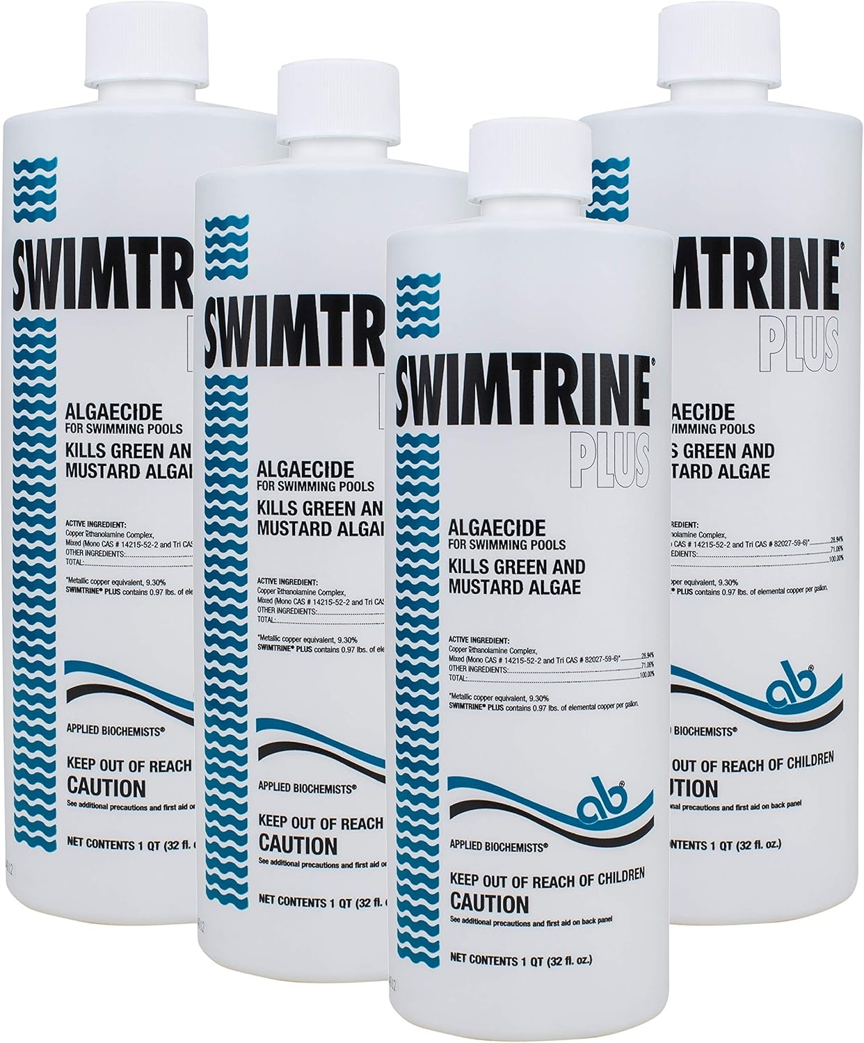 Amazon.com : Applied Biochemists Swimtrine Plus (1 qt) (4 Pack) : Patio ...