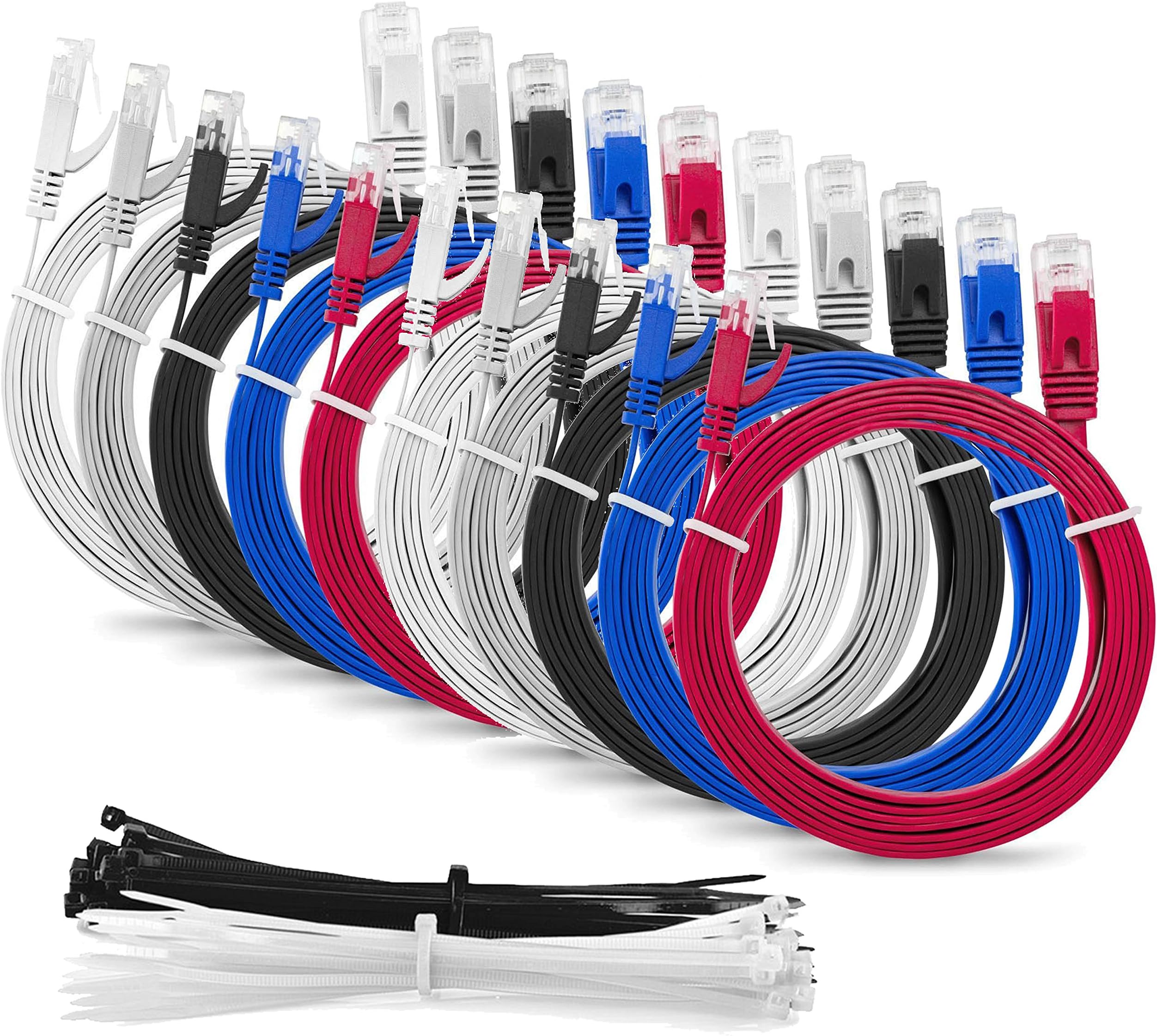 Cable Matters 5-Pack 10Gbps Snagless Short Cat6 Ethernet Cable 1.5m ...