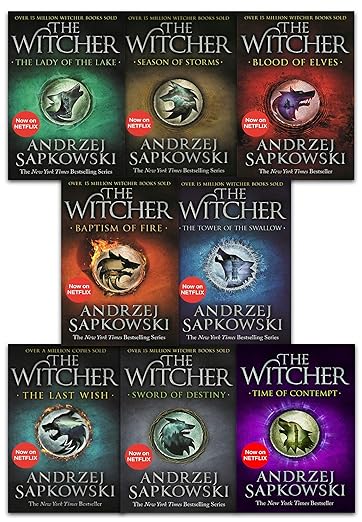Witcher Series Andrzej Sapkowski 8 Books Collection Set Inc Sword Of Destiny: Andrzej Sapkowski ...