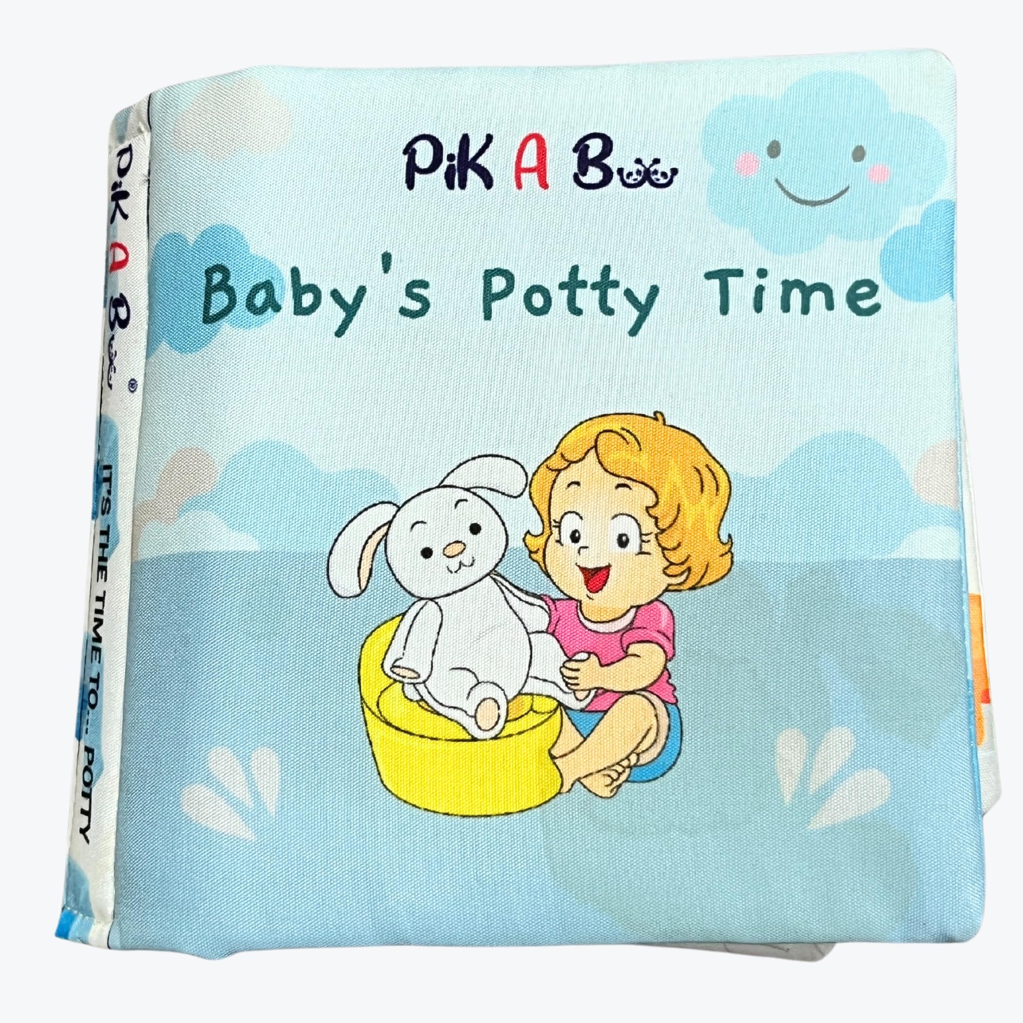 Buy PiK A BOO Baby's Potty Time Soft Fabric Cloth Books 15 * 15 cm Baby ...
