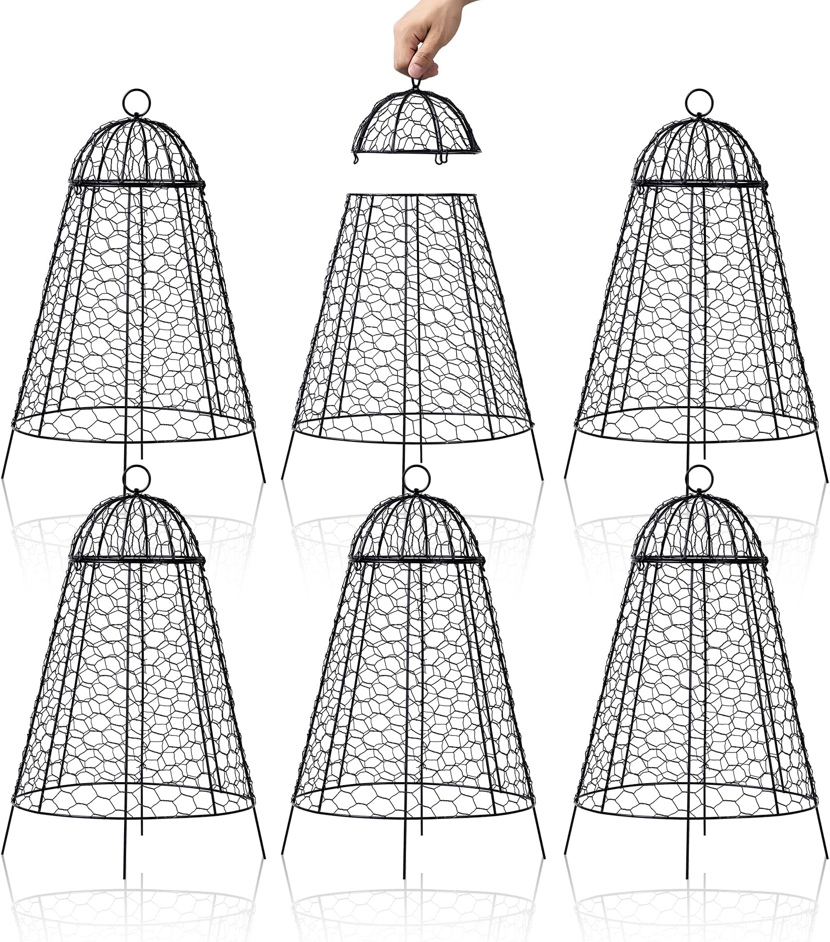 Amazon.com : Garden Cloches for Plants，Sapbontchi Extra Large Chicken ...