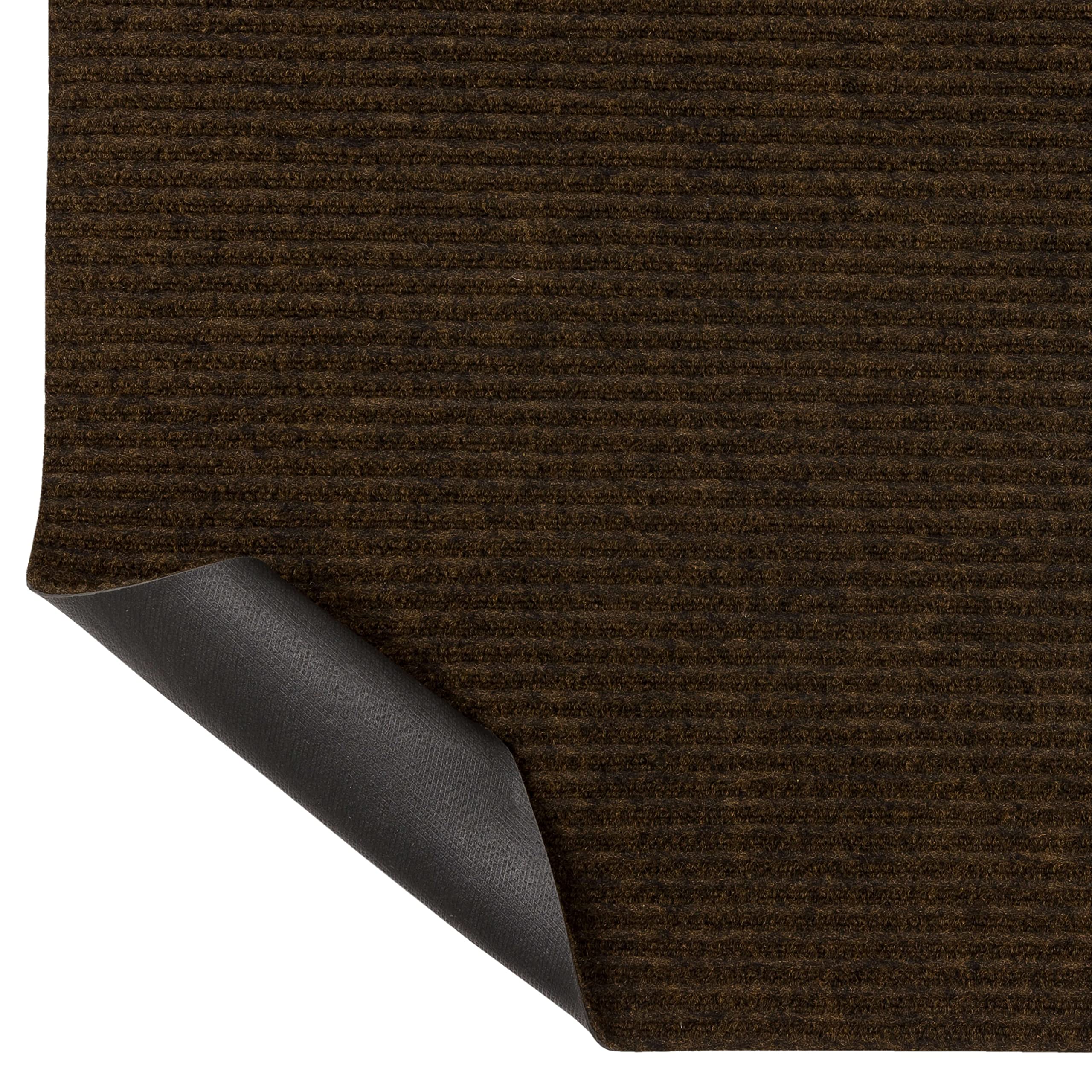 Mohawk Home Utility Floor Mat Solid Dark Brown (3' x 4') Perfect for ...