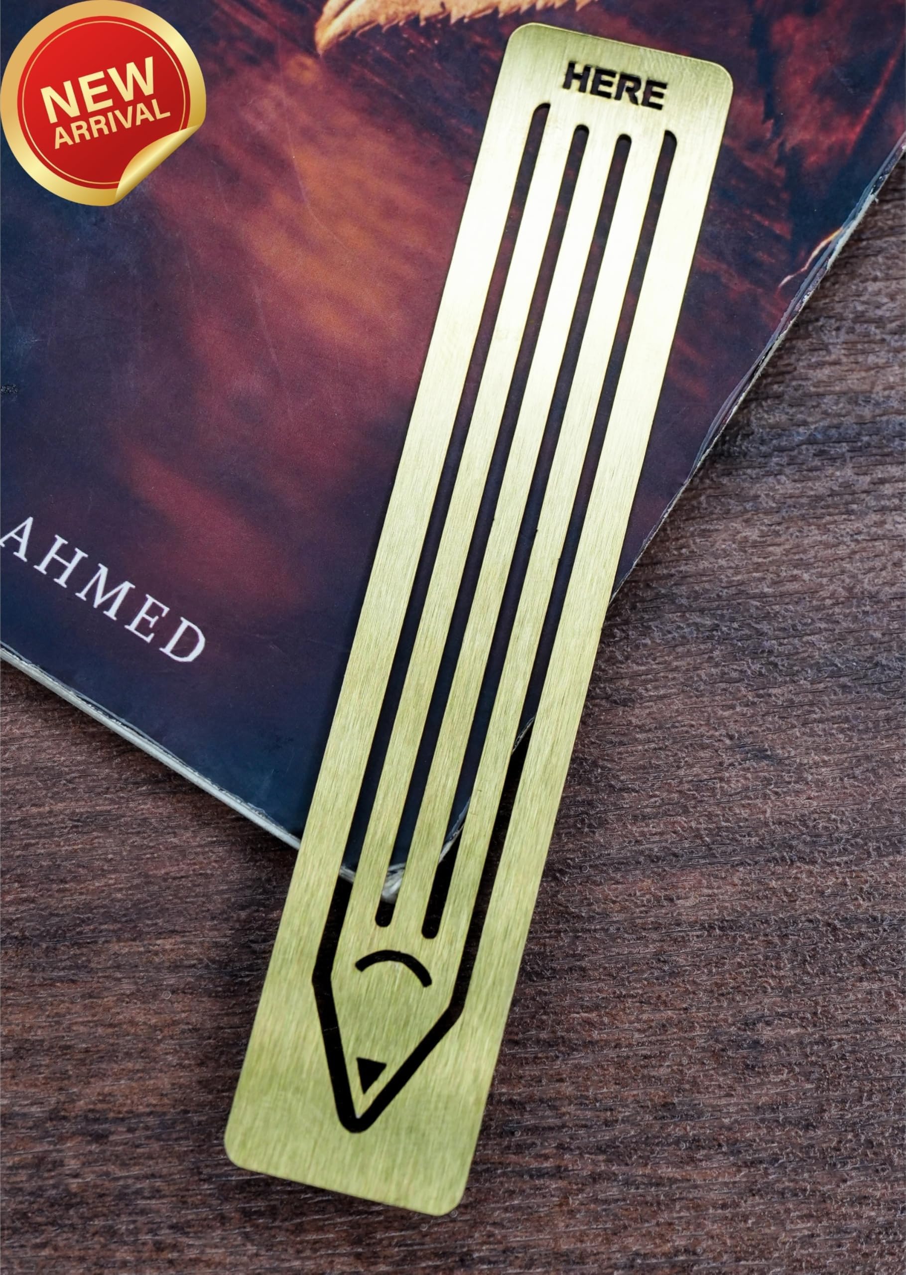 Genesis Arts Stainless Steel Bookmark Gifts | Metallic Pencil Design ...