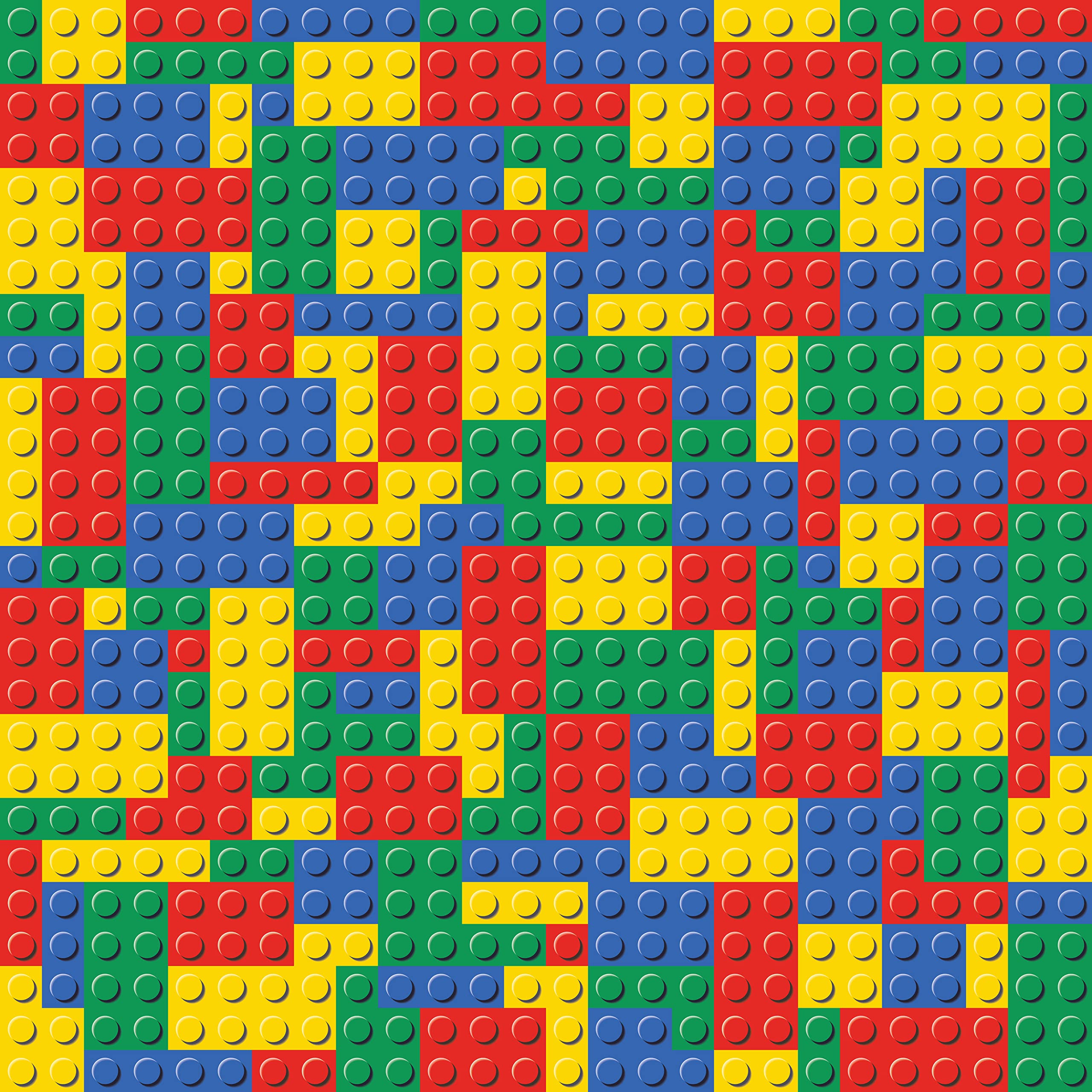 Amazon.com: Colorful Building Blocks edible cake topper for 1/4 sheet ...