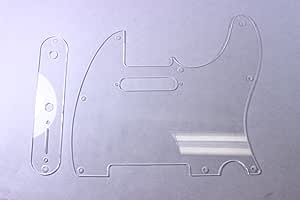 Amazon.com: Clear Pickguard Set for Fender Tele Telecaster : Musical ...