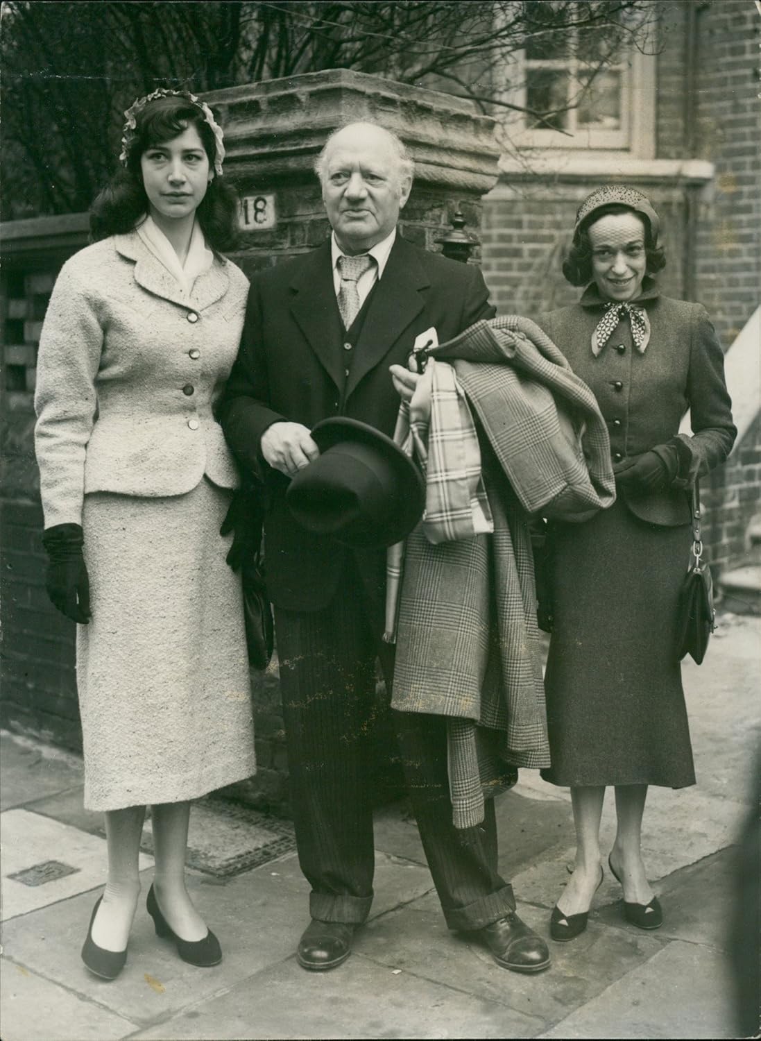 Amazon.com: Vintage photo of Jacob Epstein, daughter, Esther and Beth ...