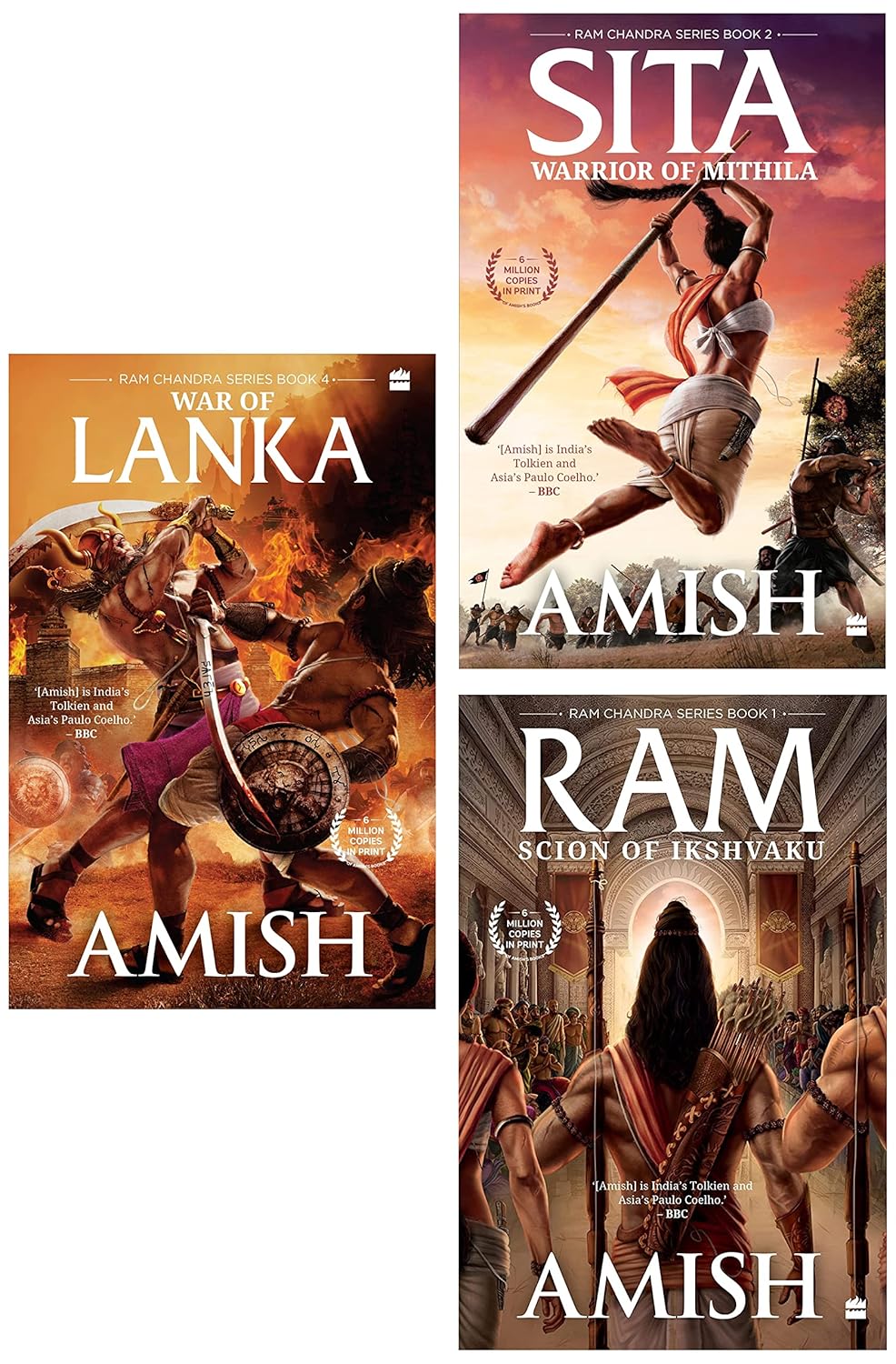 War of Lanka (Ram Chandra Series Book 4) & Ram - Scion of Ikshvaku (Ram ...