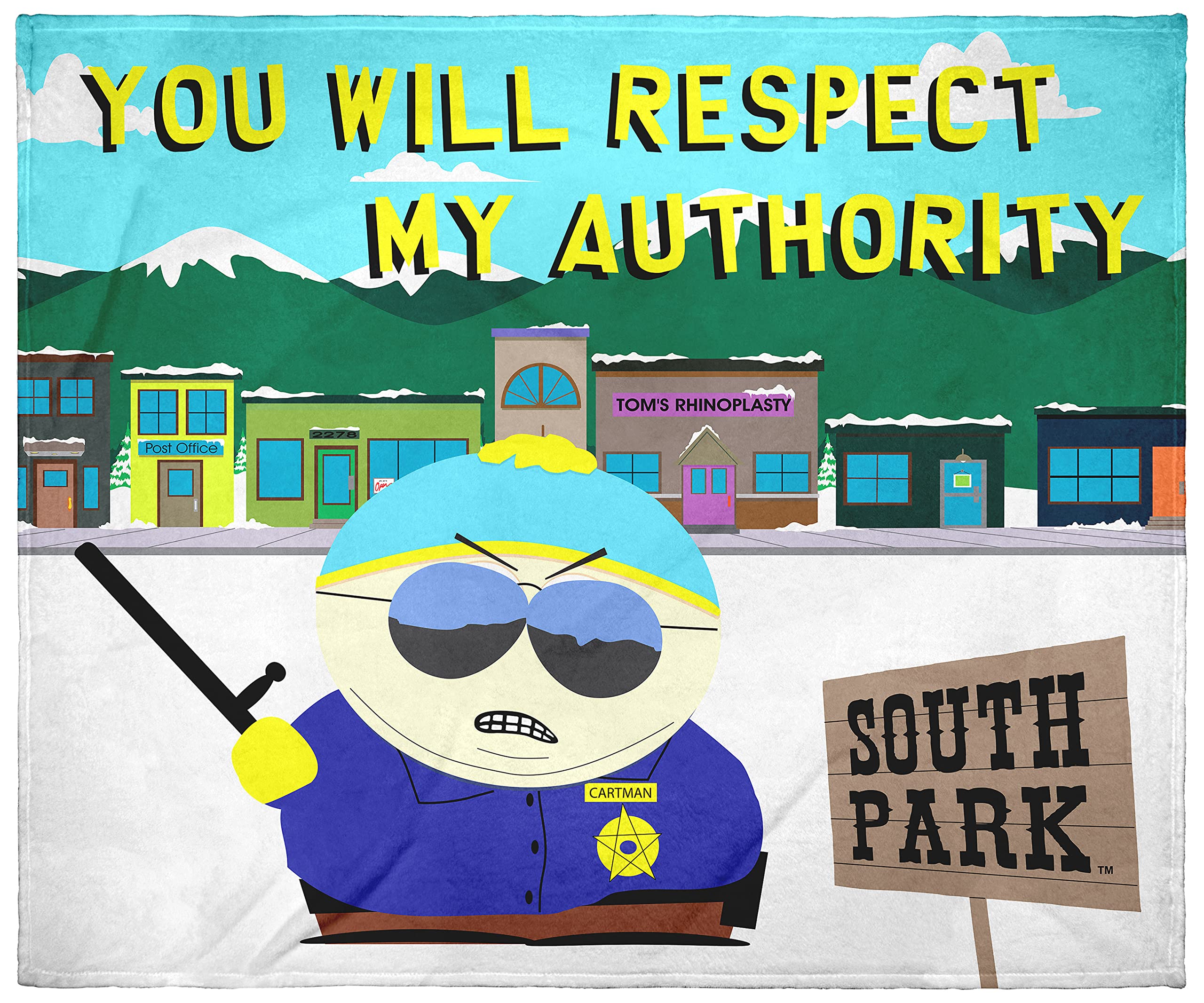 Buy INTIMO South Park Cartman You Will Respect My Authority Show Throw Buy INTIMO South Park Cartman You Will Respect My Authority Show Throw