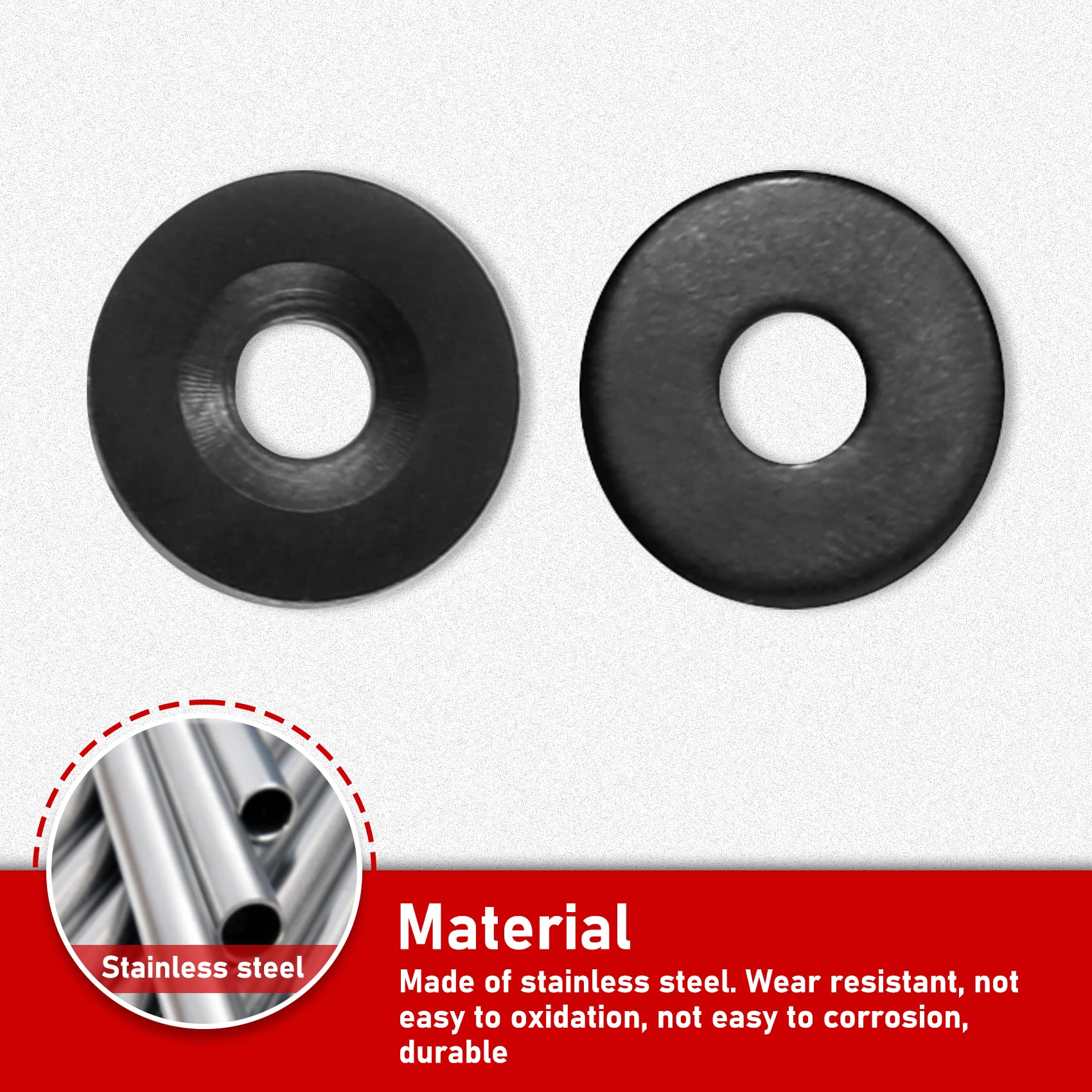 Snapklik.com : 20 Pack Black Cable Railing Kit Adhesive Grommet For 1/8 ...