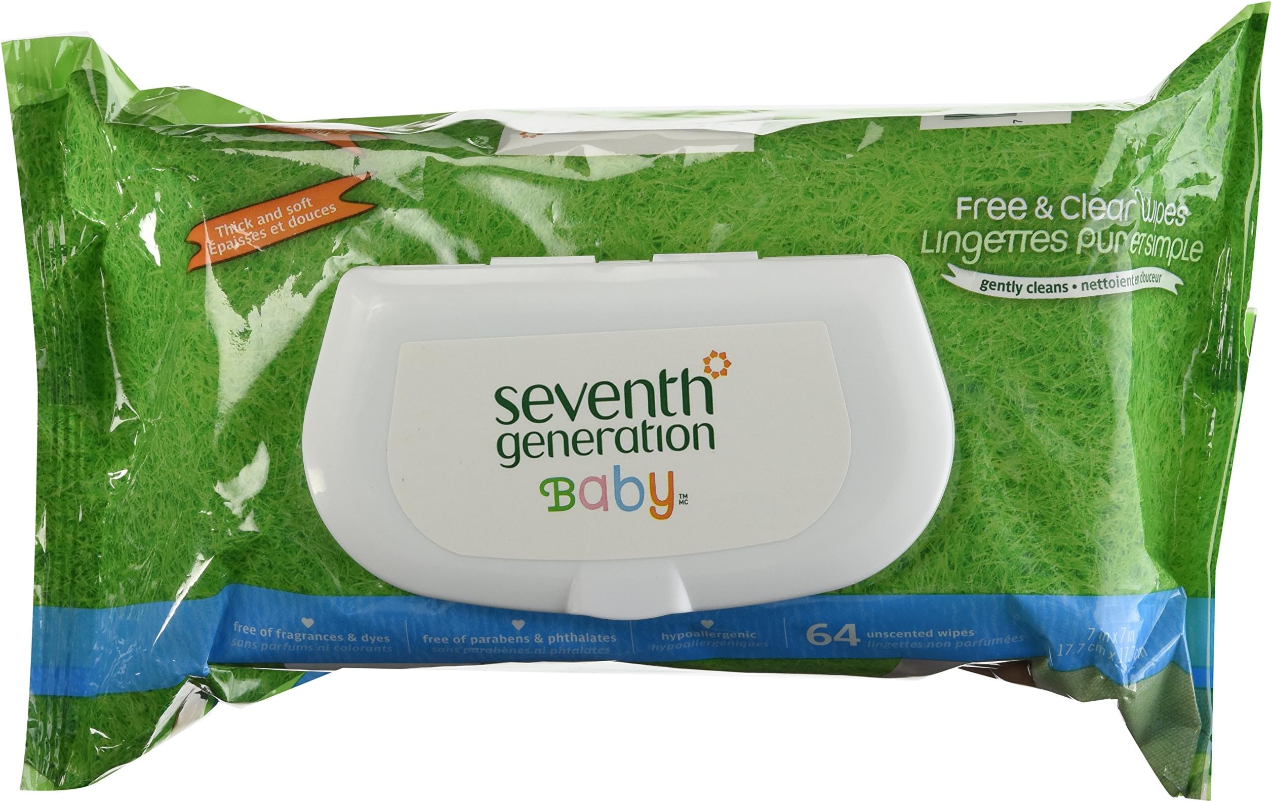 Amazon.com: Seventh Generation Baby Wipes Sensitive Protection with ...