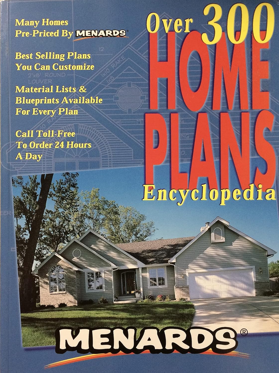 Over 300 Home Plans Encyclopedia: Menards: Amazon.com: Books