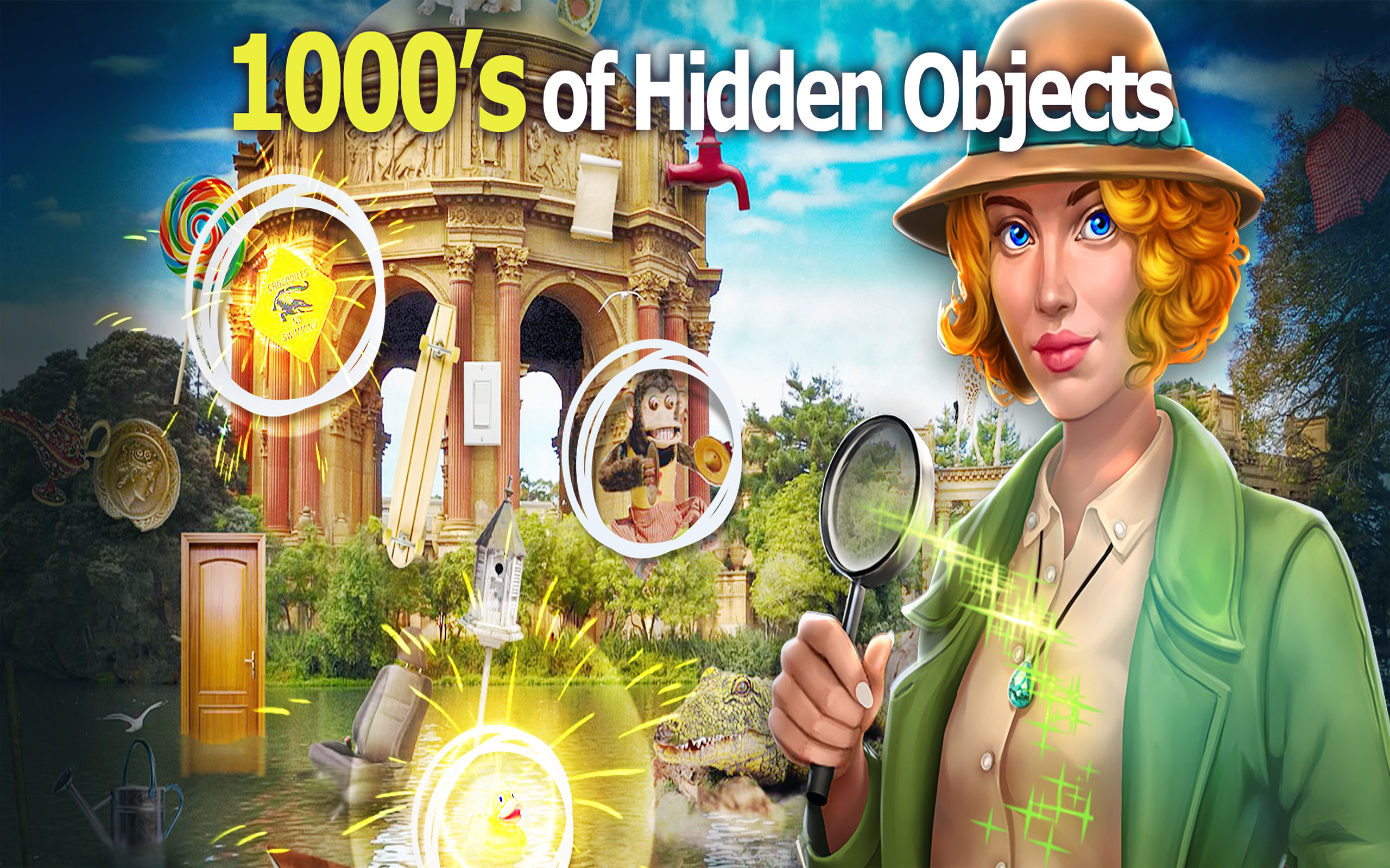 Hidden Objects Road Trip Quest – New York, Italy, Florida, Hawaii and ...