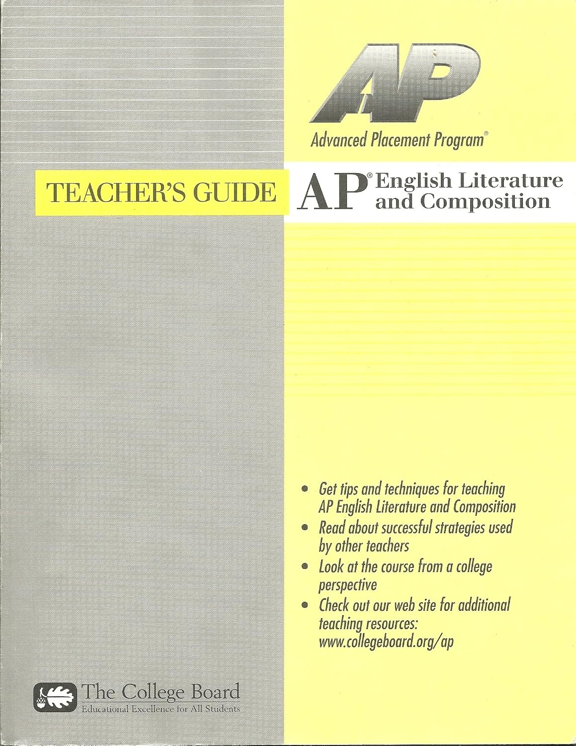 Teacher's guide: AP English literature and composition: Crest ...