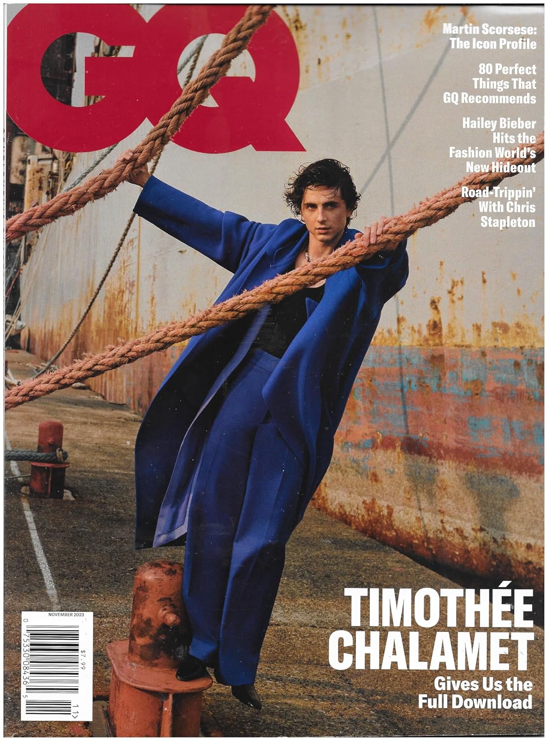 GQ Magazine, November 2023 | Timothée Chalamet: Timothée Chalamet ...