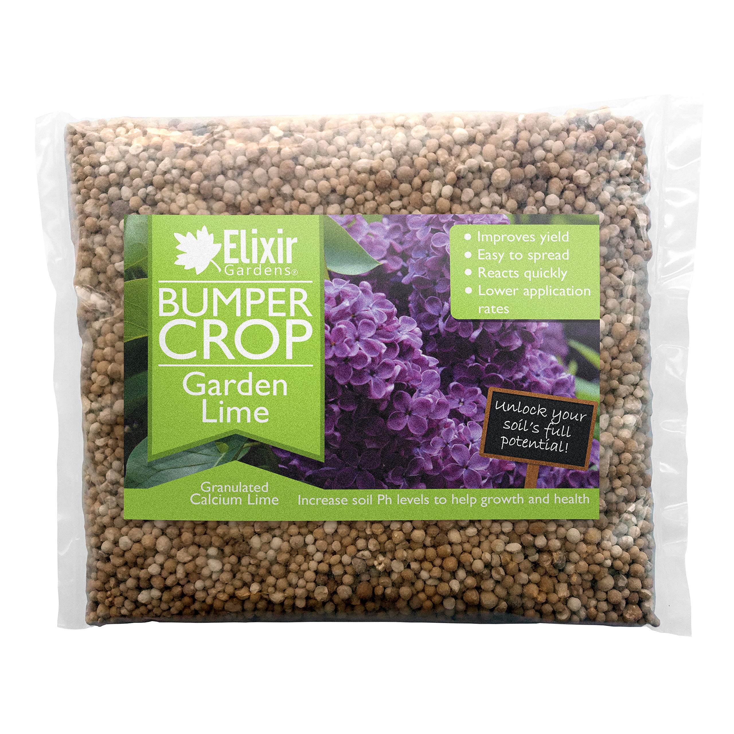 Buy Elixir Gardens Bumper Crop Garden Lime Fertiliser | Granular ...