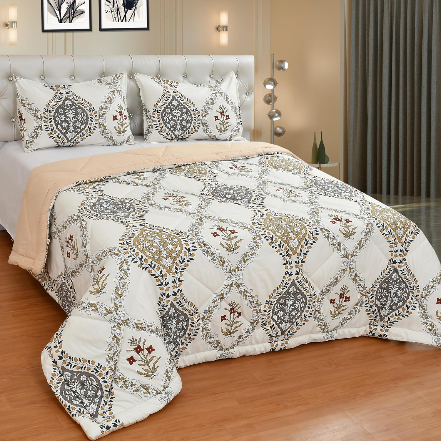 Amazon.com: Danville Home - 3-Piece Reversible Comforter Set - Ultra ...