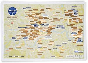 Maps International - Scratch Off London's Blue Plaques Print - Gift ...