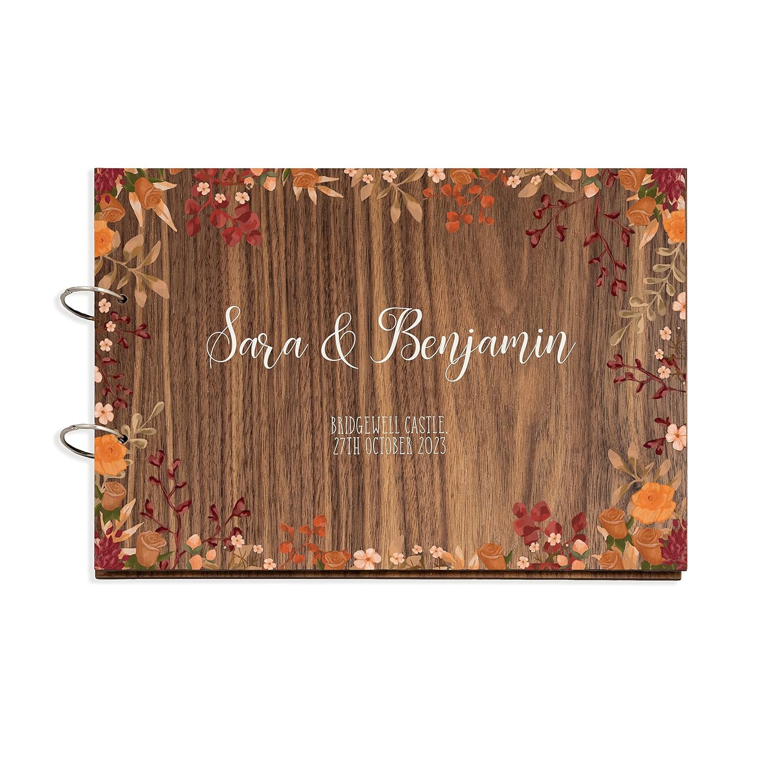 Fall wedding | wedding guestbook | autumn wedding guest book | fall ...
