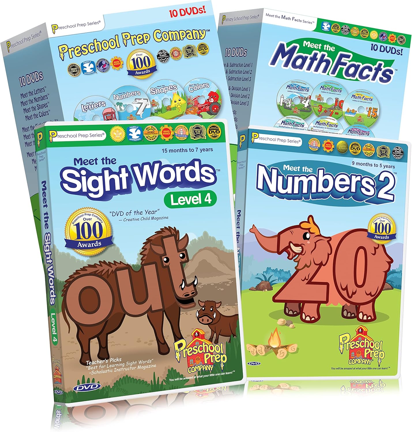 Preschool Prep & Primary School Prep 22 DVD Set: Amazon.ca: Movies & TV ...