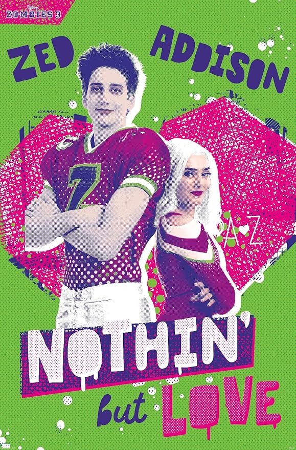 Amazon.com: Trends International Disney Zombies 3 - Zed and Addison ...