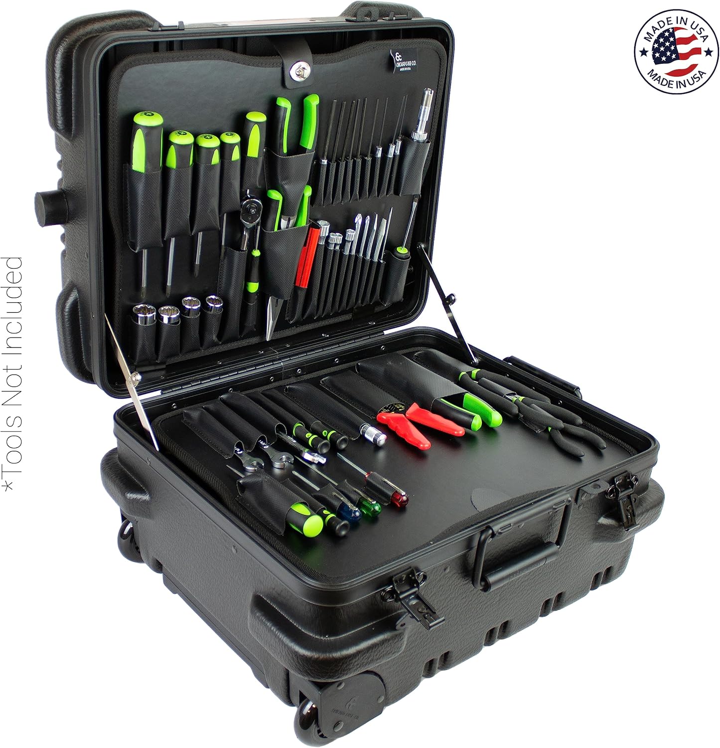 Rolling Tool Case with 2 Tool Pallets - - Amazon.com