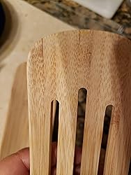 Amazon.com: Bamboo Spurtles Kitchen Tools-Cookware Set Of (4) Kitchen ...