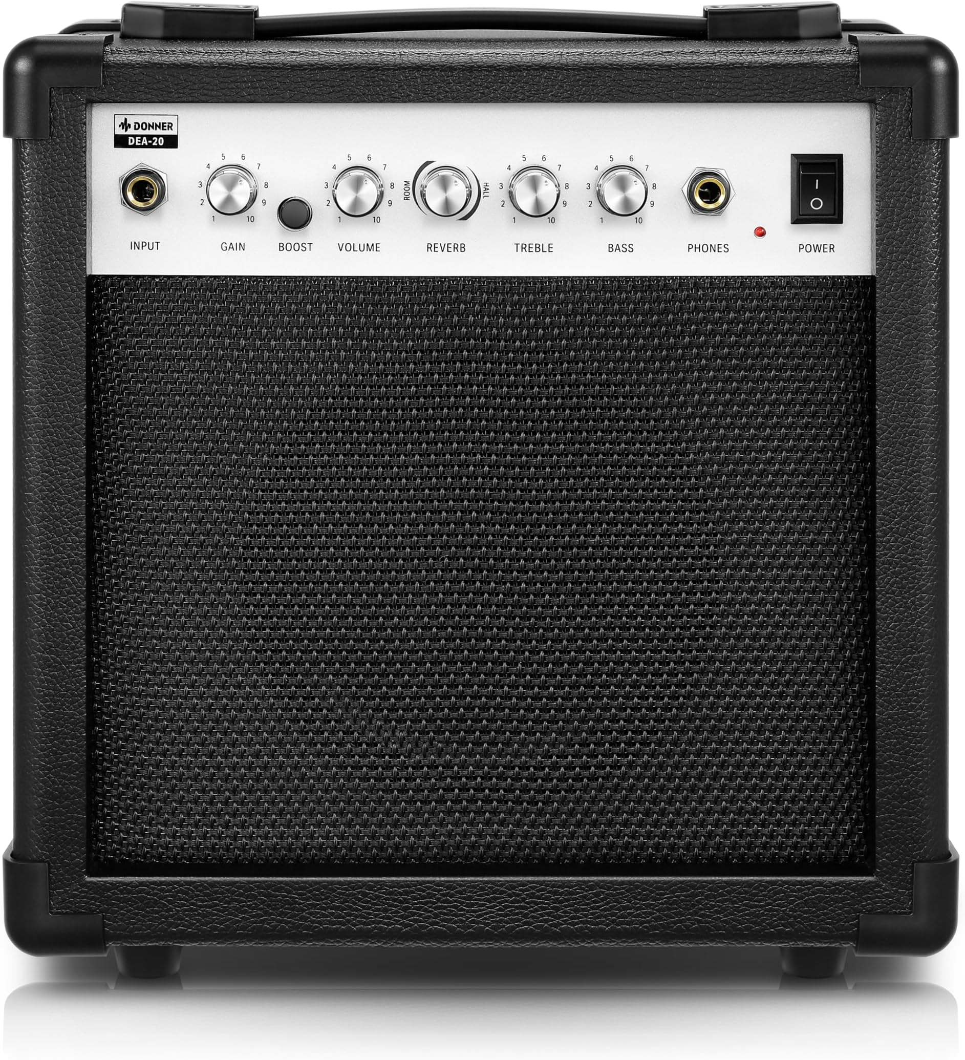 Amazon.com: Rowin PE-10 Electric Guitar Amplifier - 15W Speaker, 6 Preamp Tones, Chorus/Flanger ...