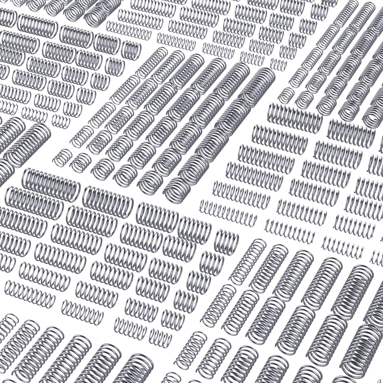 300 Pcs Compression Springs Assortment Kit, Stainless Steel Springs ...