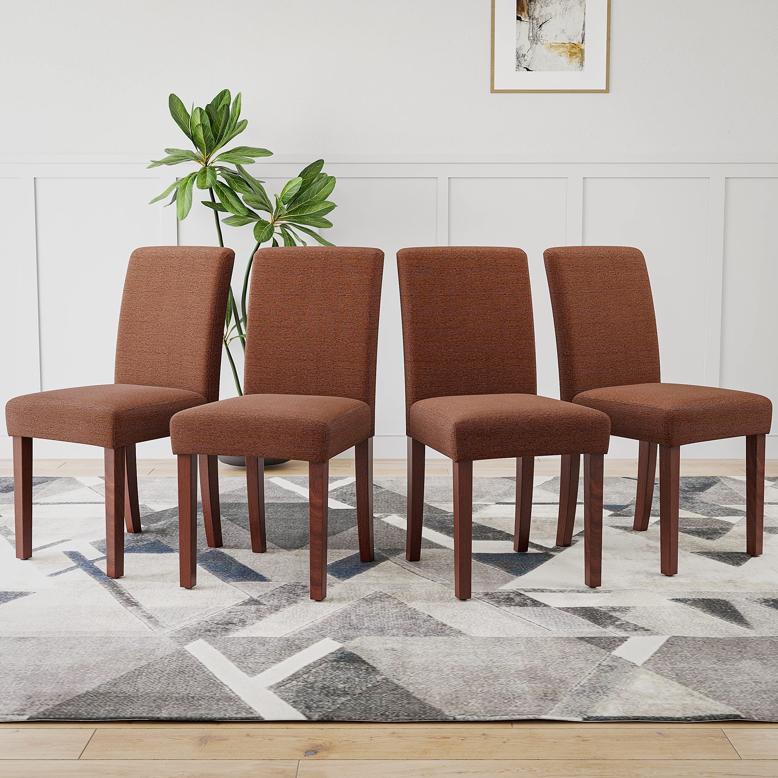 Snapklik.com : Soohow Upholstered Set Of 2, Indoor Room Armless Kitchen ...