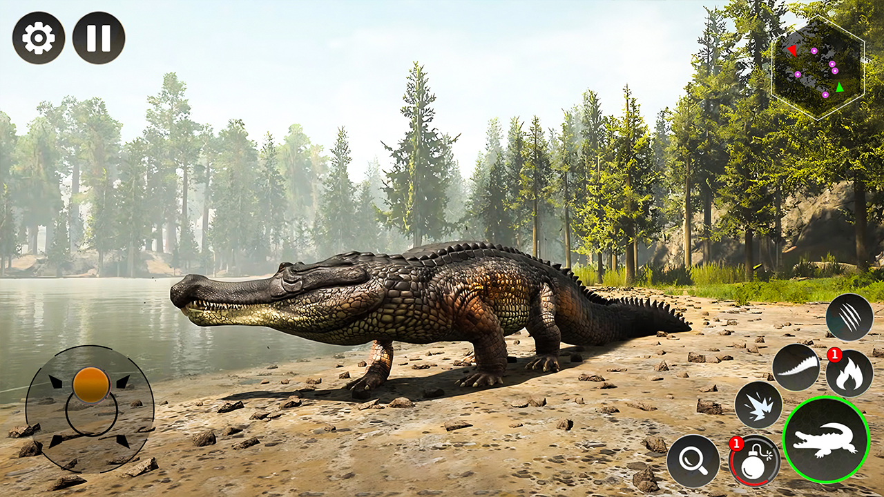 Wild Crocodile Hungry Survival Simulator Family Beach Games - Ultimate ...